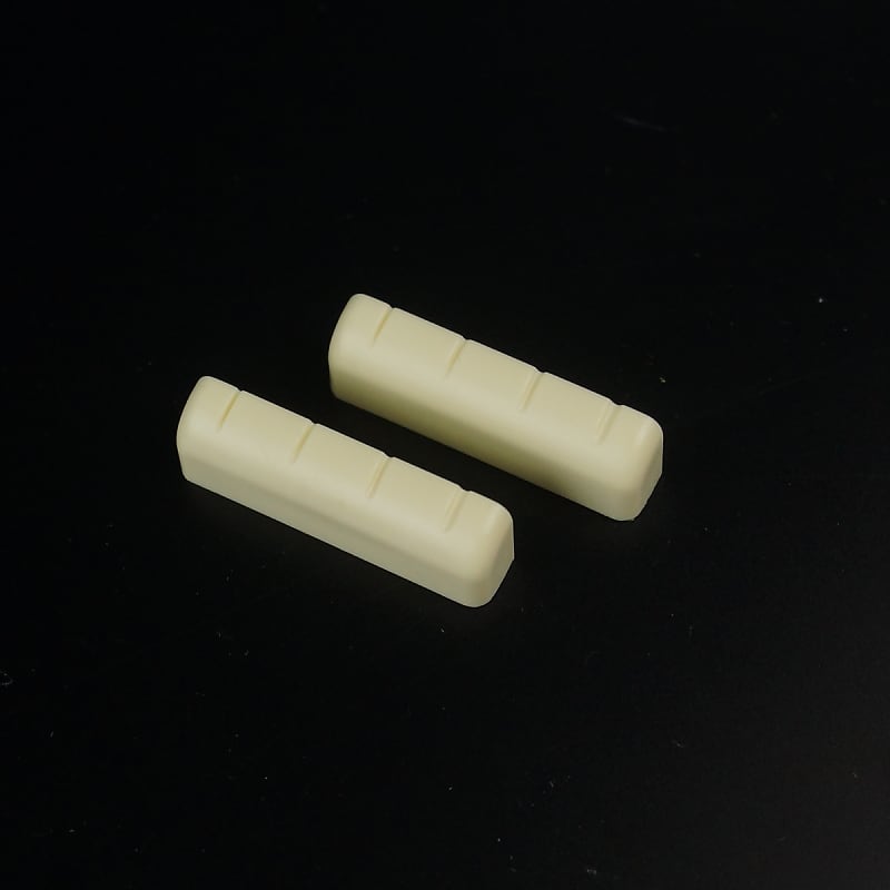 2x Hardened plastic Banjo Nut For 4 or 5 String Banjos | Reverb