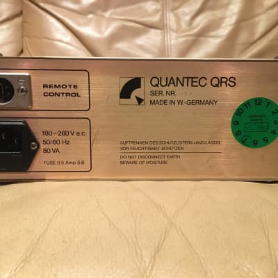 Quantec QRS Room Simulator 80s - Dark | Reverb UK