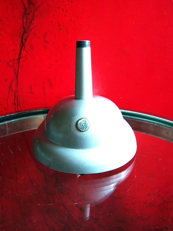 Vintage 1950's era Shure S36 desk stand w riser Silver 55 55S | Reverb