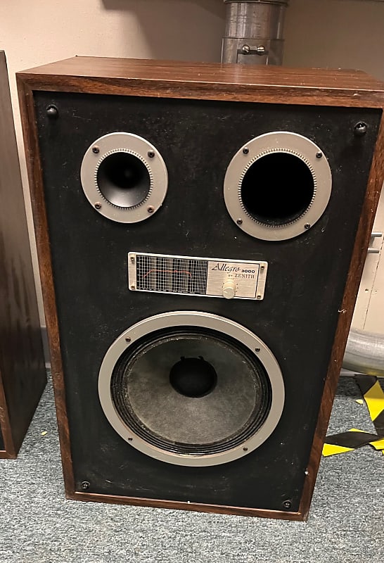 Pair of Vintage Zenith Allegro 3000 Speakers | Reverb