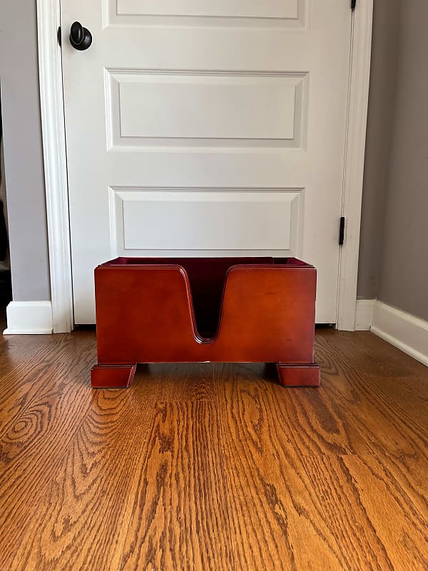 ROONOVA Cello Box Stand 2018 - Spruce Wood, Burgundy | Reverb