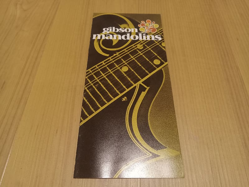Vintage 1970 Gibson Mandolin Catalog! | Reverb