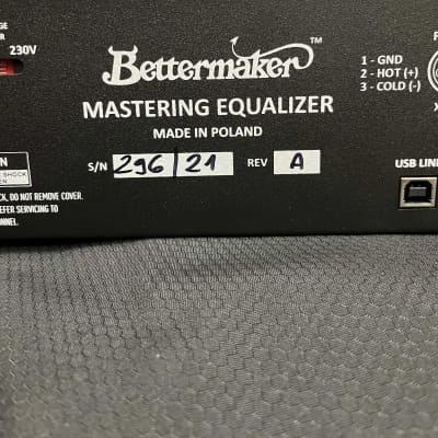 Bettermaker MEQ Mastering Equalizer EQ Rack Module with Box | Reverb
