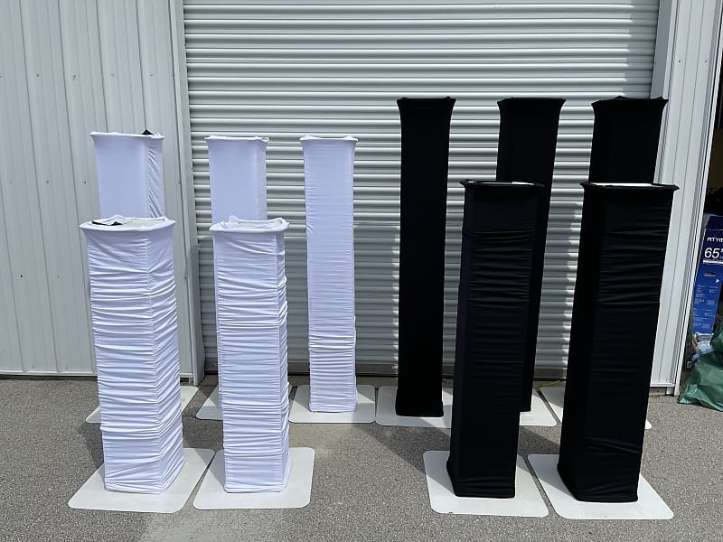 (12) Collapsible NovoPro Portable Totems | Reverb