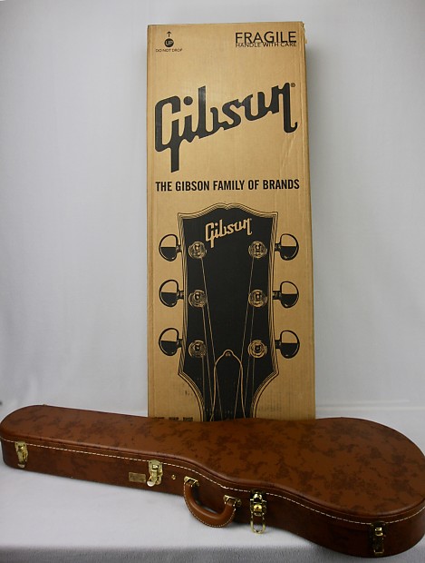 Gibson Les Paul case brown/pink Costa Rica | Reverb