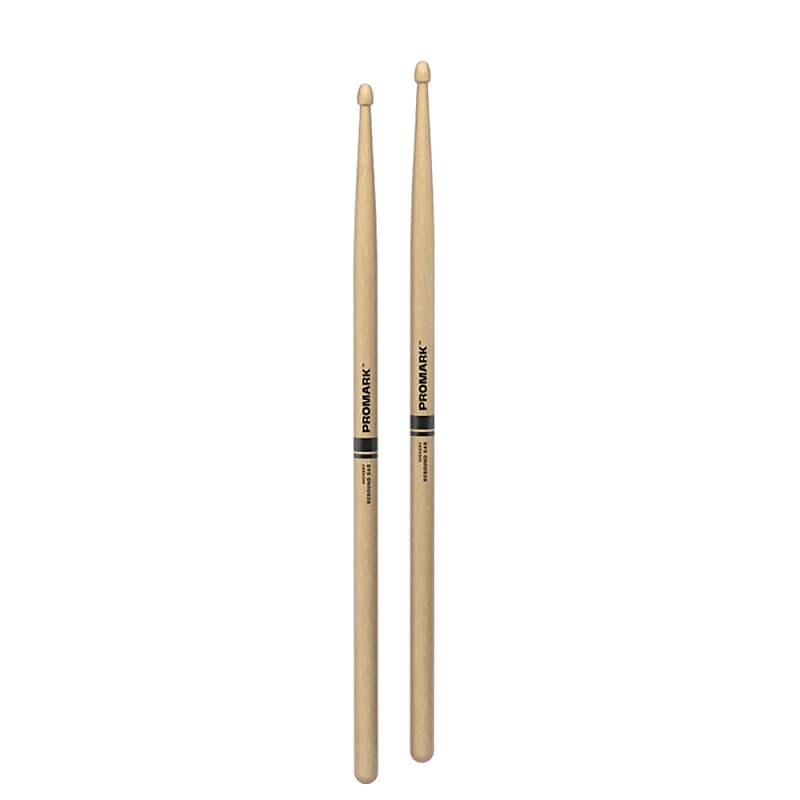 ProMark Rebound 5AB Lacquered Hickory Drumsticks, Acorn Wood | Reverb