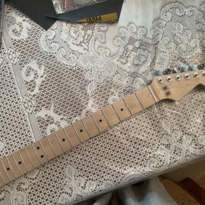 Warmoth SUPER WIDE MAPLE Strat neck 2016 - with HIP SHOT | Reverb