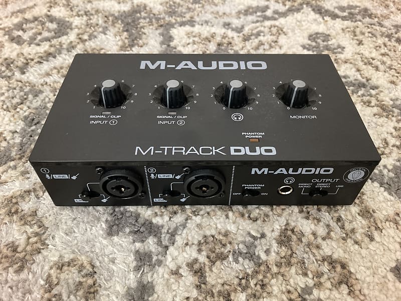 Used M-Audio M-TRACK DUO USB INTERFACE | Reverb