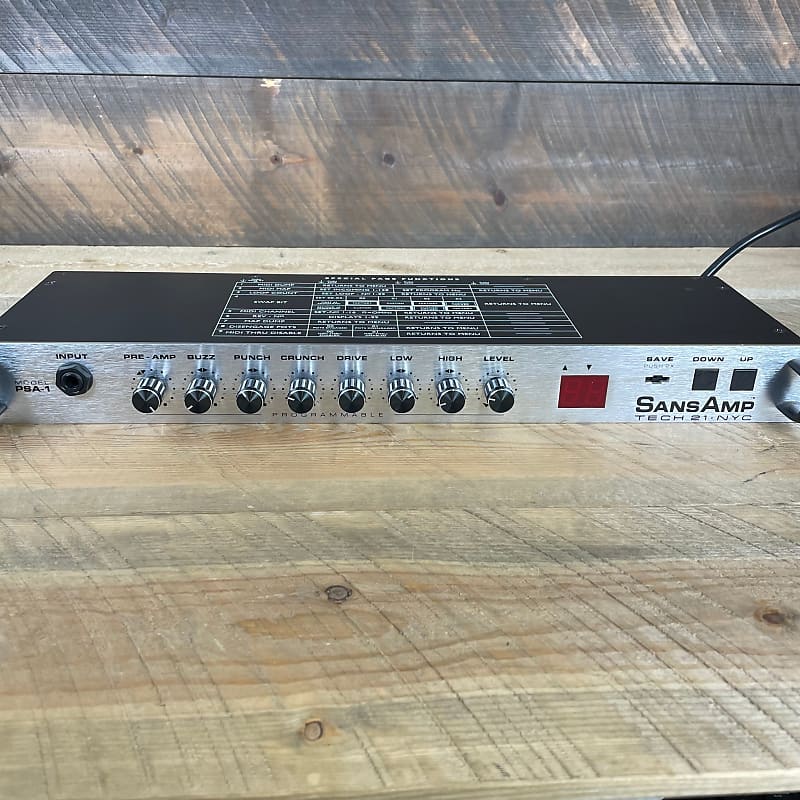 Tech 21 SansAmp PSA-1 Preamp Rackmount w/ Box & Manual | Reverb