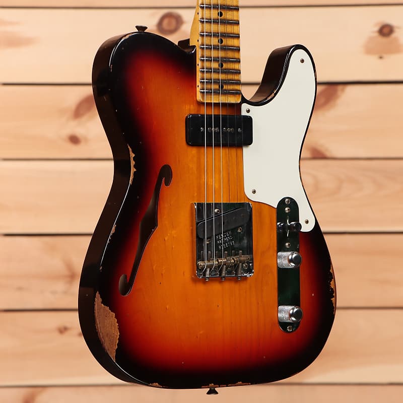 Fender Custom Shop Limited P90 Thinline Telecaster Relic - | Reverb
