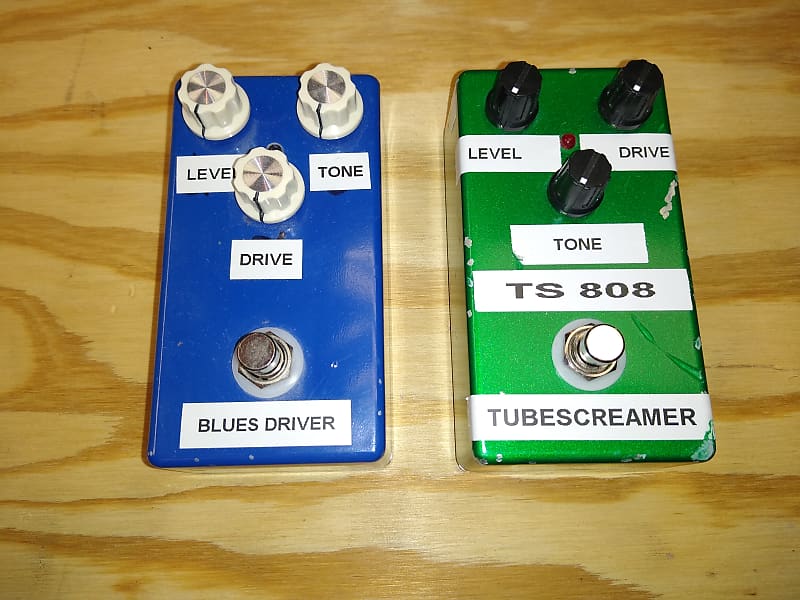 DIY BLues Driver and Tubescreamer Overdrive Pedals | Reverb