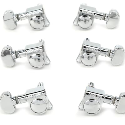 Grover 406C Mini Locking Rotomatic Tuners - 3+3 Chrome | Reverb