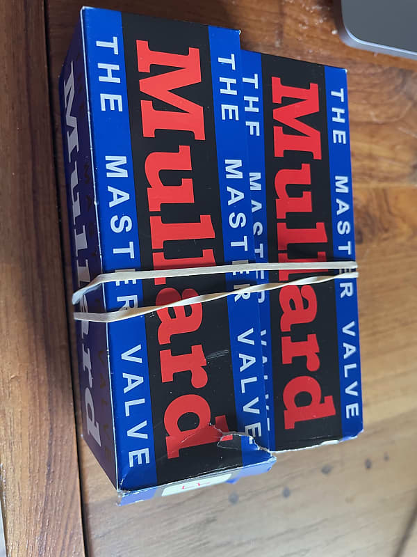 MULLARD EL34 VACUUM TUBES MATCHED PAIR, NEVER USED, BOUGHT | Reverb