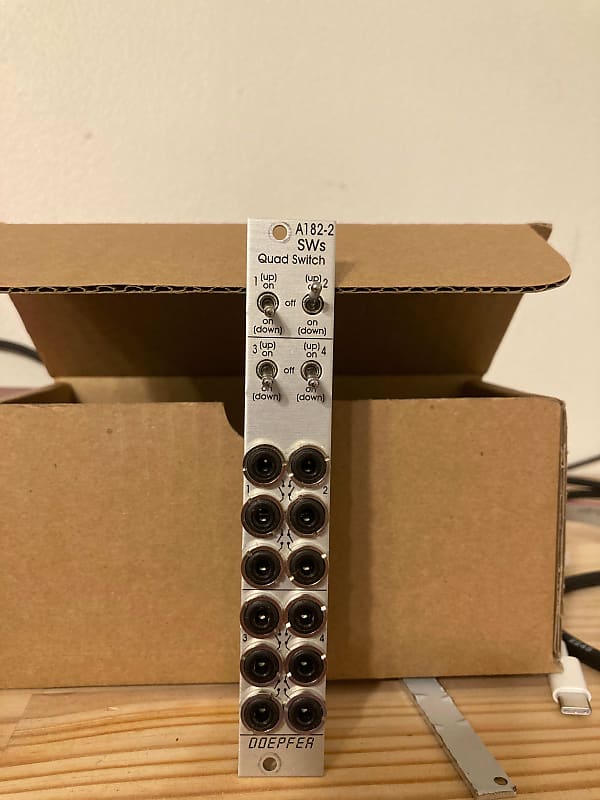Doepfer A-182-2 Quad Switches Eurorack Module (Slim) 2020s - | Reverb