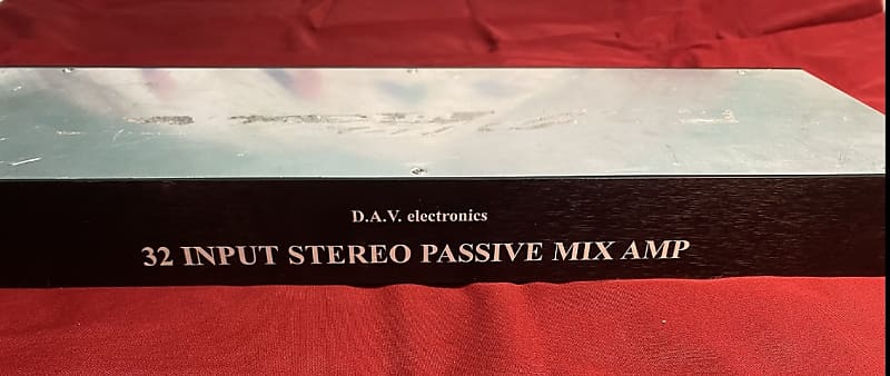 DAV Electronics 32 Input Stereo Passive Mix Amp 2000’s - | Reverb