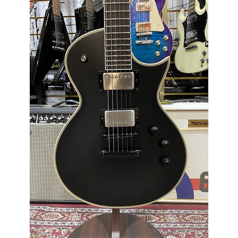 ESP Eclipse Custom Black Satin | Reverb