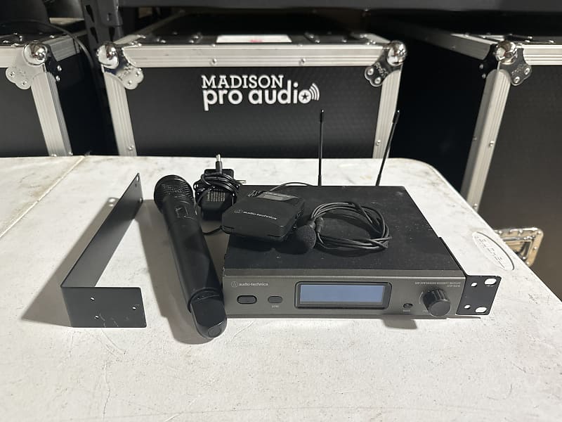 Wireless microphone bundle Audio-Technica ATW-R3210 ATW-C710 | Reverb