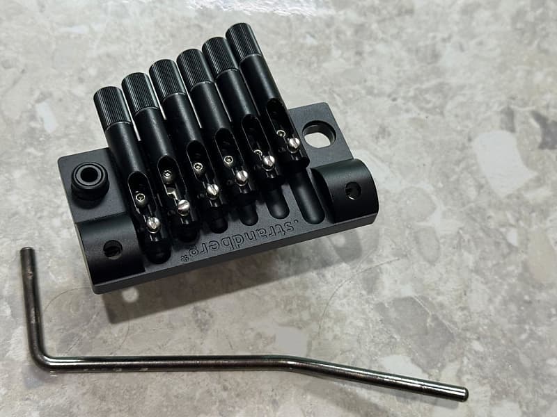 STRANDBERG TREMOLO/Bridge 6 String UP/DOWN in Black | Reverb