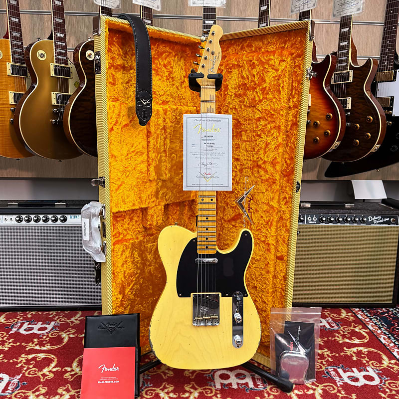 FENDER TELECASTER CUSTOM SHOP RELIC 1954 1-PIECE RIFT SAWN | Reverb UK