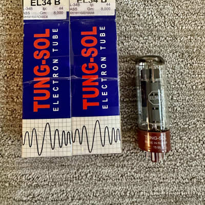 Tung-Sol EL34B Power Tubes - Matched Duet | Reverb