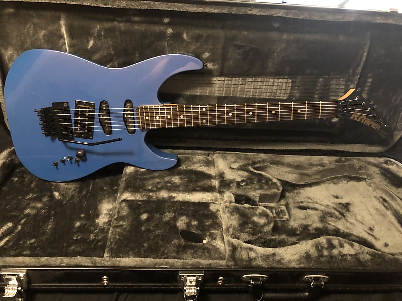1987 Kramer Pacer Custom Flip Flop Blue | Reverb