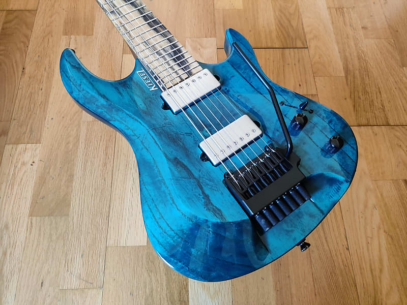 Kiesel Osiris 7x 2019 Trans Aqua over Antique Ash | Reverb