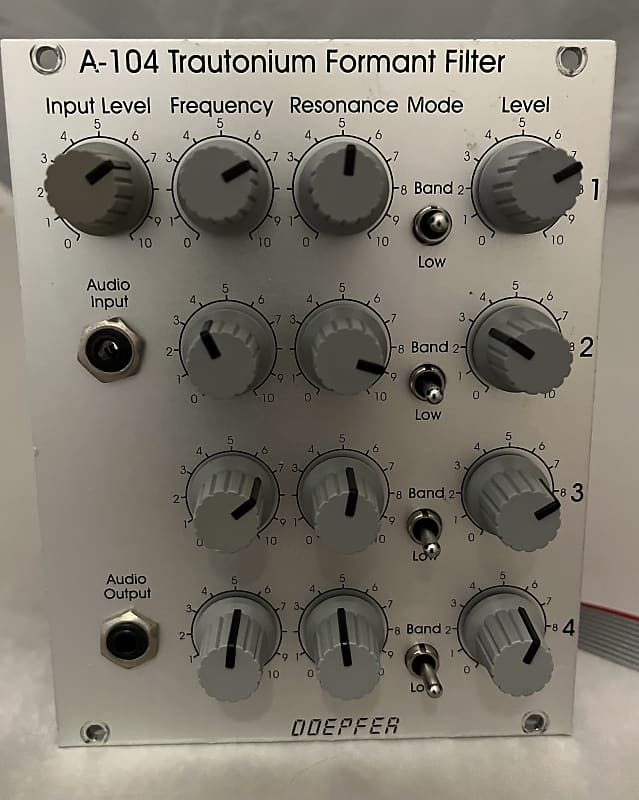 Doepfer A-104 Trautonium Formant Filter - Silver | Reverb