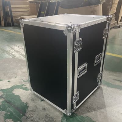 Custom Pro 16u shockmount rack case 2024 - Black | Reverb