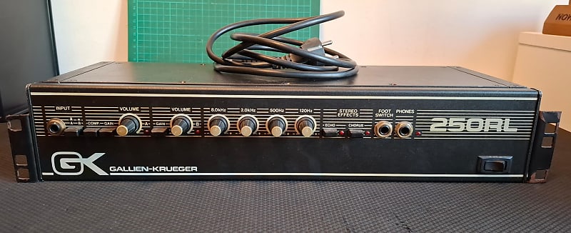 Gallien-Krueger 250RL 100-Watt Stereo Guitar Head 1980s - | Reverb
