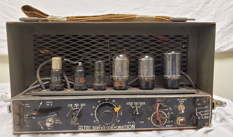 Vintage Ultra Rare Altec AA-1000 Tube Service Theater | Reverb