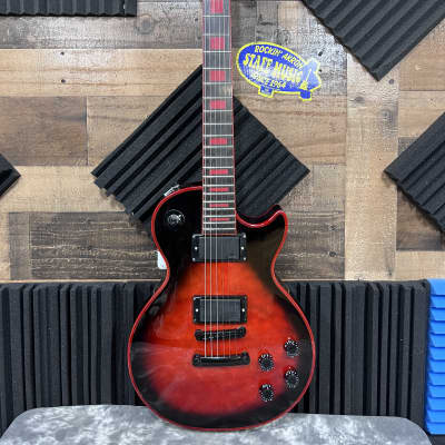 Unbranded Red Widow LP Clone 2023 - Red/Black Burst | Reverb