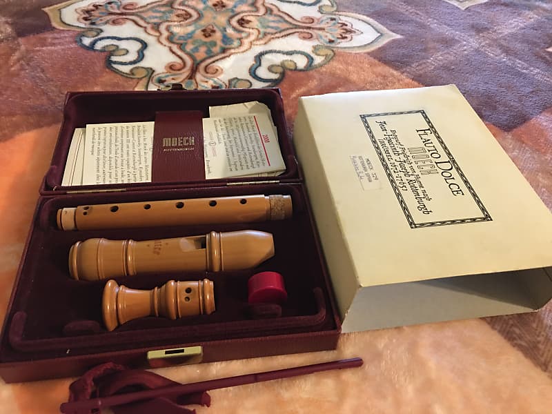 Moeck Rottenburgh 329 C soprano A440 curved wind way recorder | Reverb