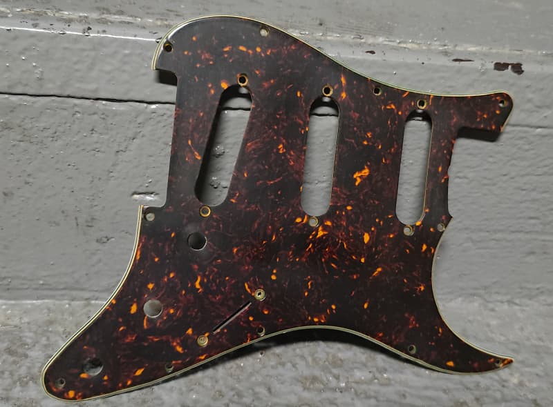 Pickguard Stratocaster Monster Relic type vintage 62 tortoise | Reverb