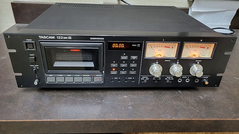 Tascam 122 MK III 3 Head Cassette Deck 1990's - Black | Reverb
