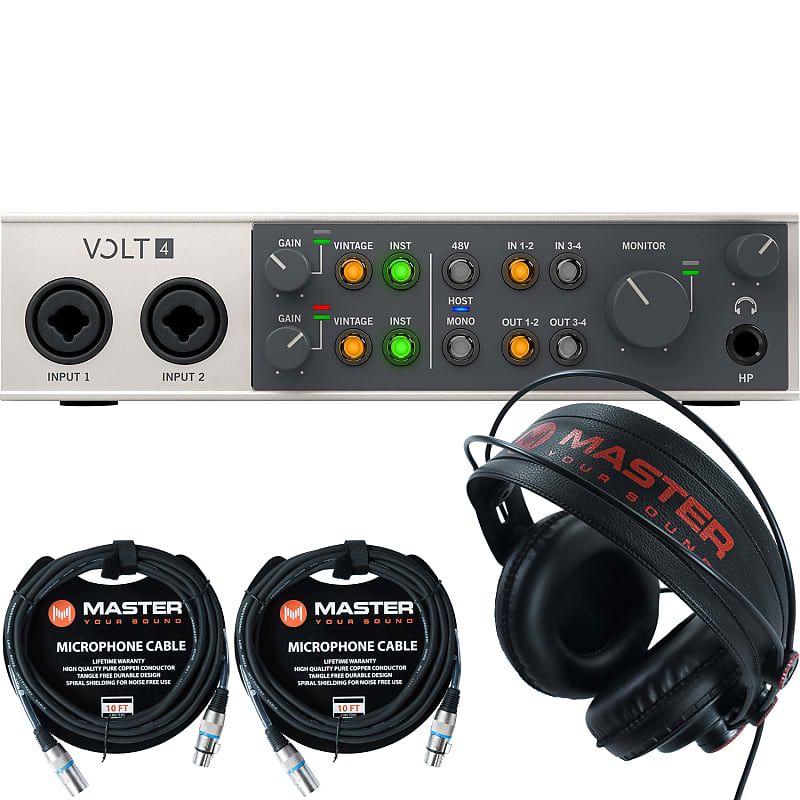Universal Audio Volt 4 4-In/4-Out USB 2.0 Audio Interface w/ | Reverb