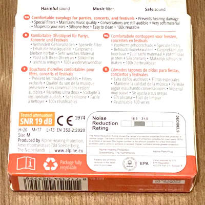 Alpine MSCL MusicSafe Classic Dual Attenuator Earplugs | Reverb