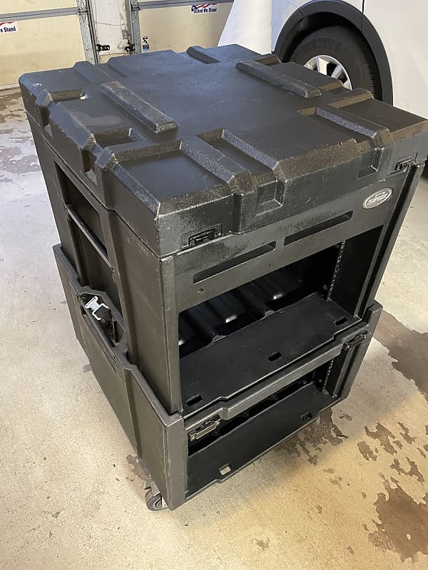 SKB Mini Gig Rig Rolling PA DJ Rack Case Live Band Rackmount | Reverb