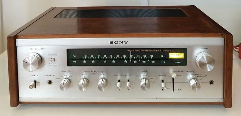 Sony STR-6055 AM/FM Stereo Receiver 1971-74 | Reverb