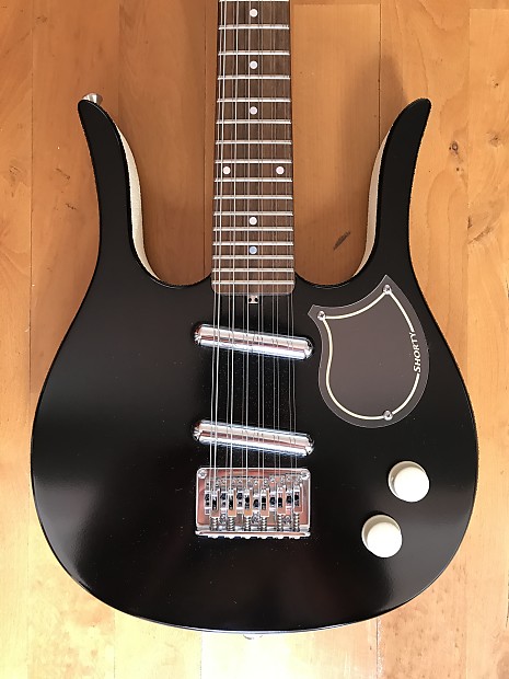 Jerry Jones Long Horn 12 String Octave Shorty 2011 black | Reverb