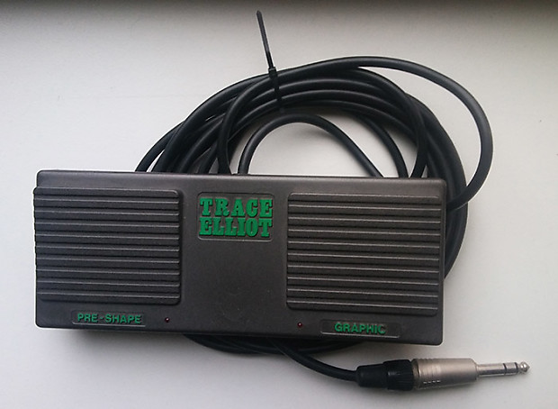 Rare Trace Elliot Foot pedal pre-shape / graphic | Reverb