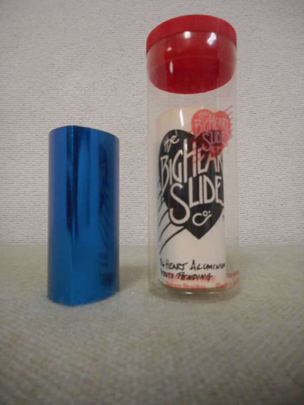 Bigheart Anodized Aluminum Slide 1993 - Blue | Reverb