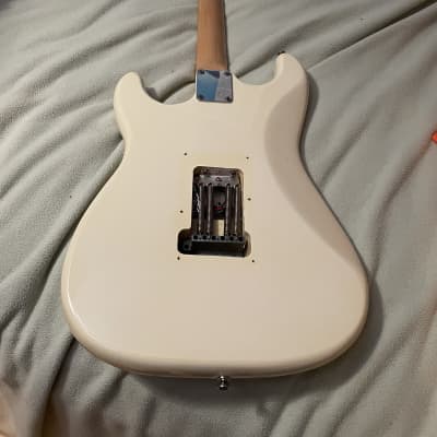Lotus Strat copy Unsure - Cream | Reverb
