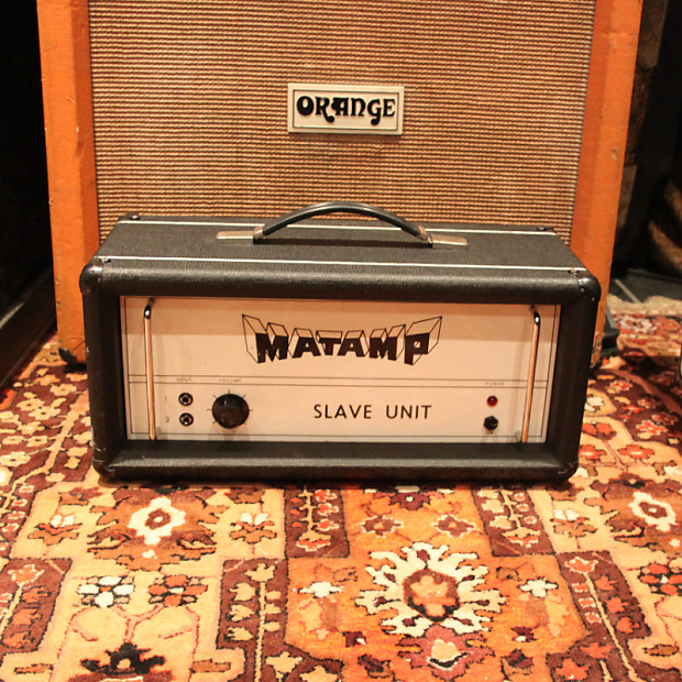 Vintage 1970s Matamp Head SL100 Slave Unit Valve Amp Original | Reverb