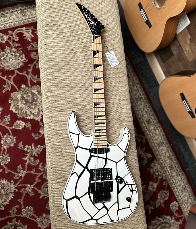 Jackson X Series Dinky DK1A White Tortoise Electric Guitar | Reverb