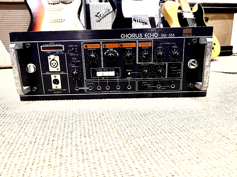 Roland SRE 555 Chorus Echo/Space Echo 1980's - Black | Reverb UK