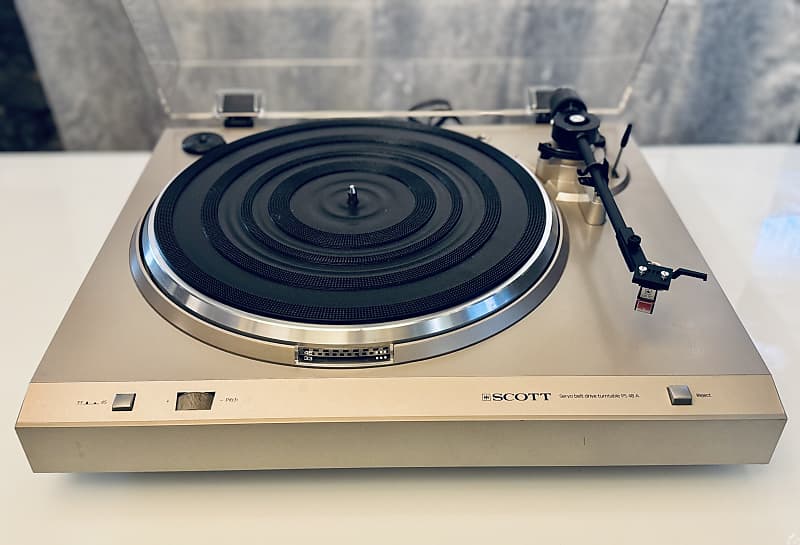 Vintage HH Scott PS-48A Turntable with new Belt | Reverb
