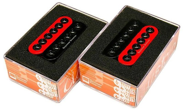 Seymour Duncan SH-8 INVADER Humbucker Guitar Pickup Set RED & | Reverb