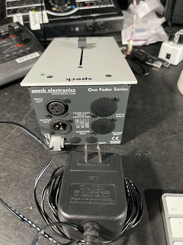 Speck Electronics Fader 1 mono balanced I/O line level fader | Reverb