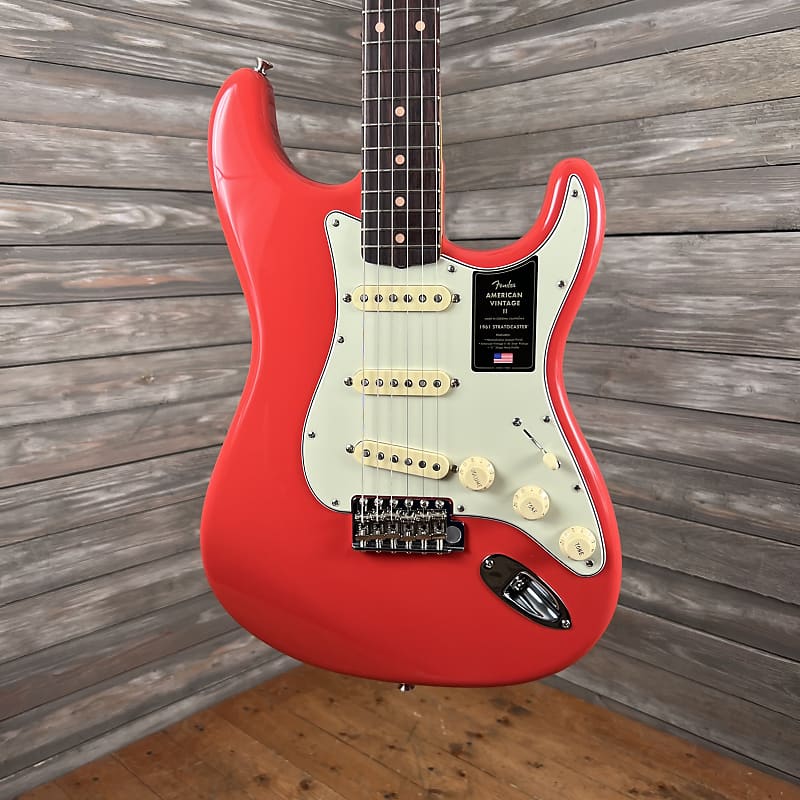 Fender American Vintage II 1961 Stratocaster - Fiesta Red | Reverb
