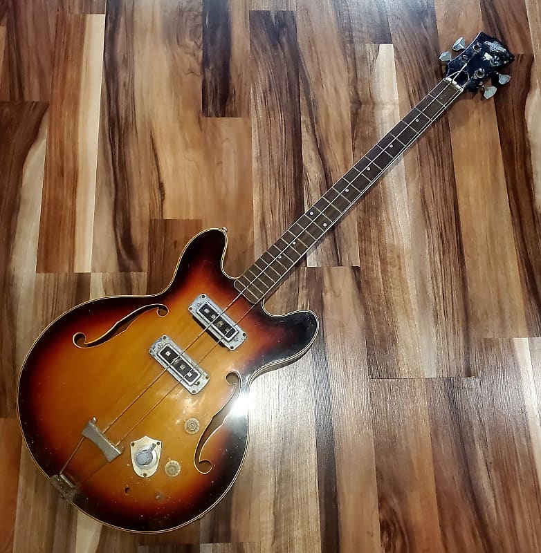 Bruno Conqueror Hollowbody Bass Guitar Project | Reverb Canada